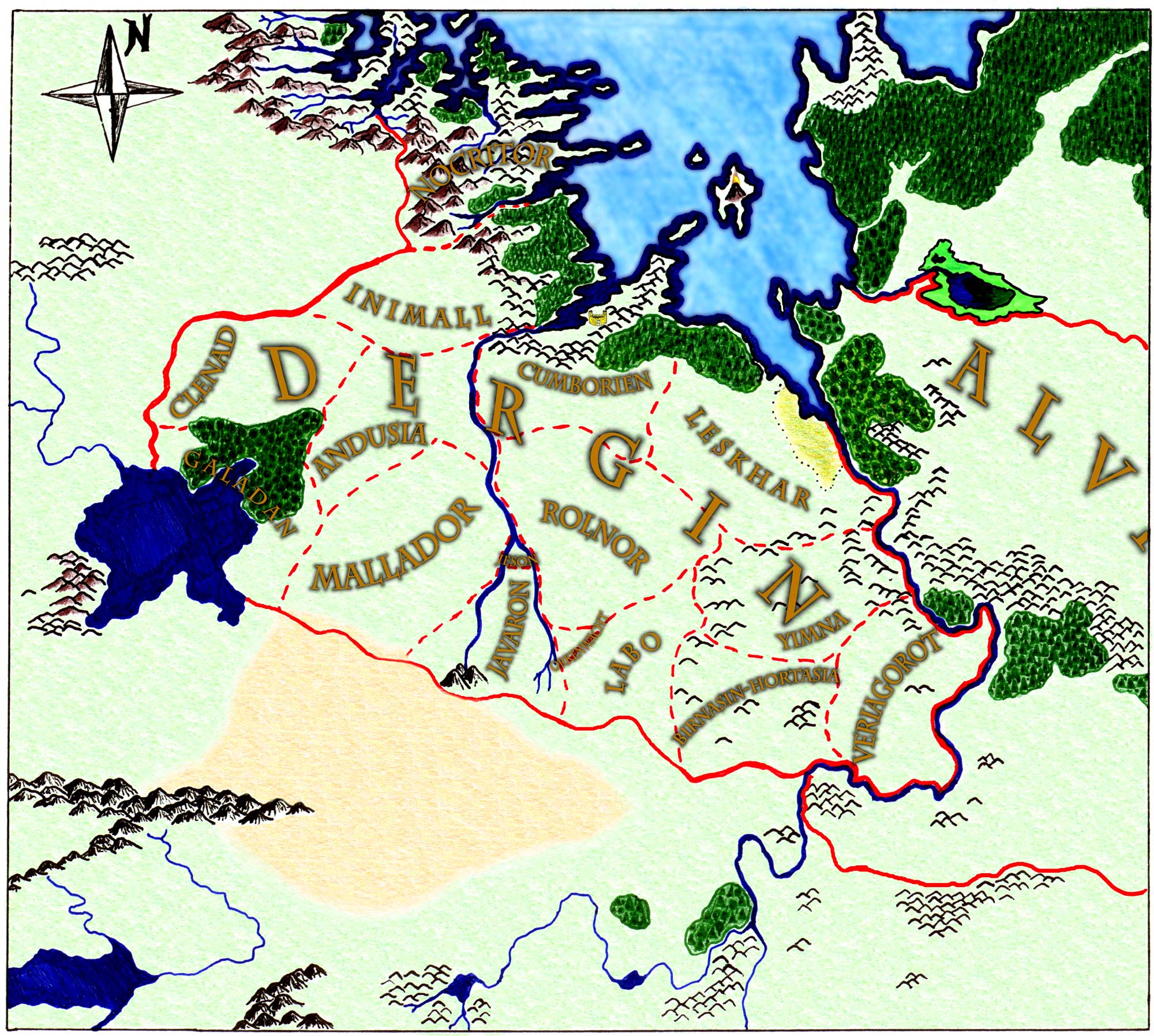 Informationen über die Welt Mittelerde